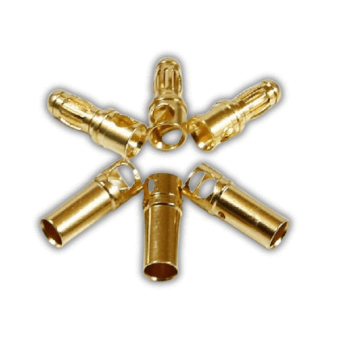 3.5mm Gold Bullet Connectors – 3 Pairs for RC ESC & Motors | ReadEdi ...
